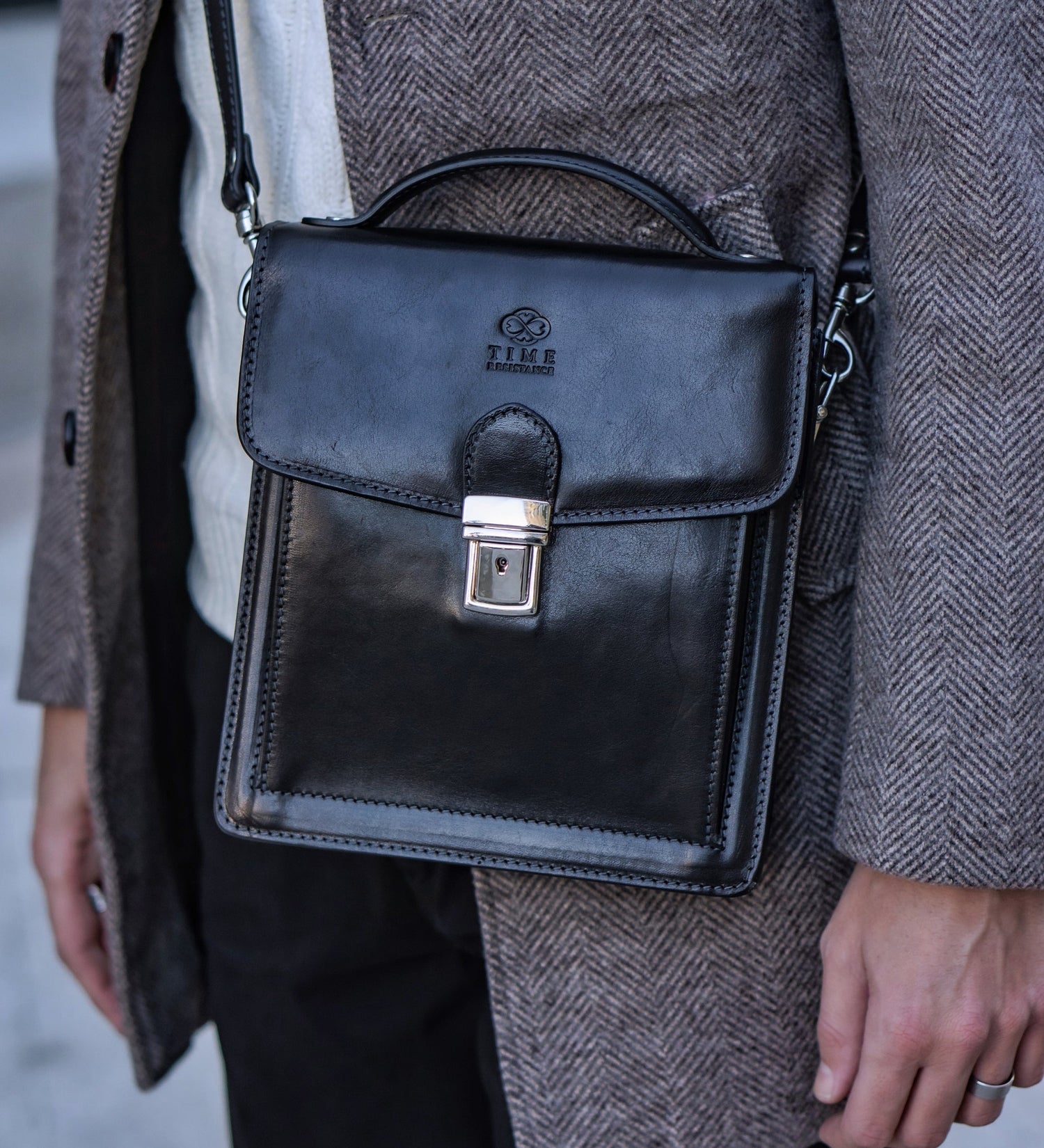 Small Leather Briefcase - Walden – timeresistance.com