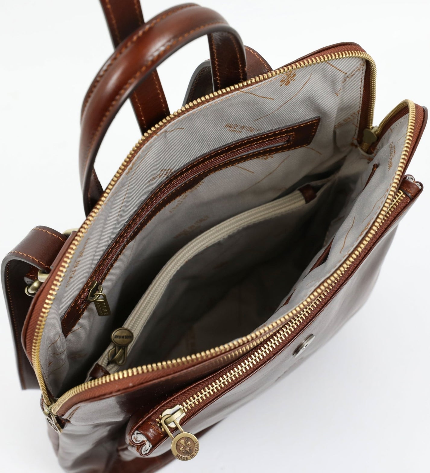 Womens Convertible Leather Backpack Shoulder Bag - Emma ...