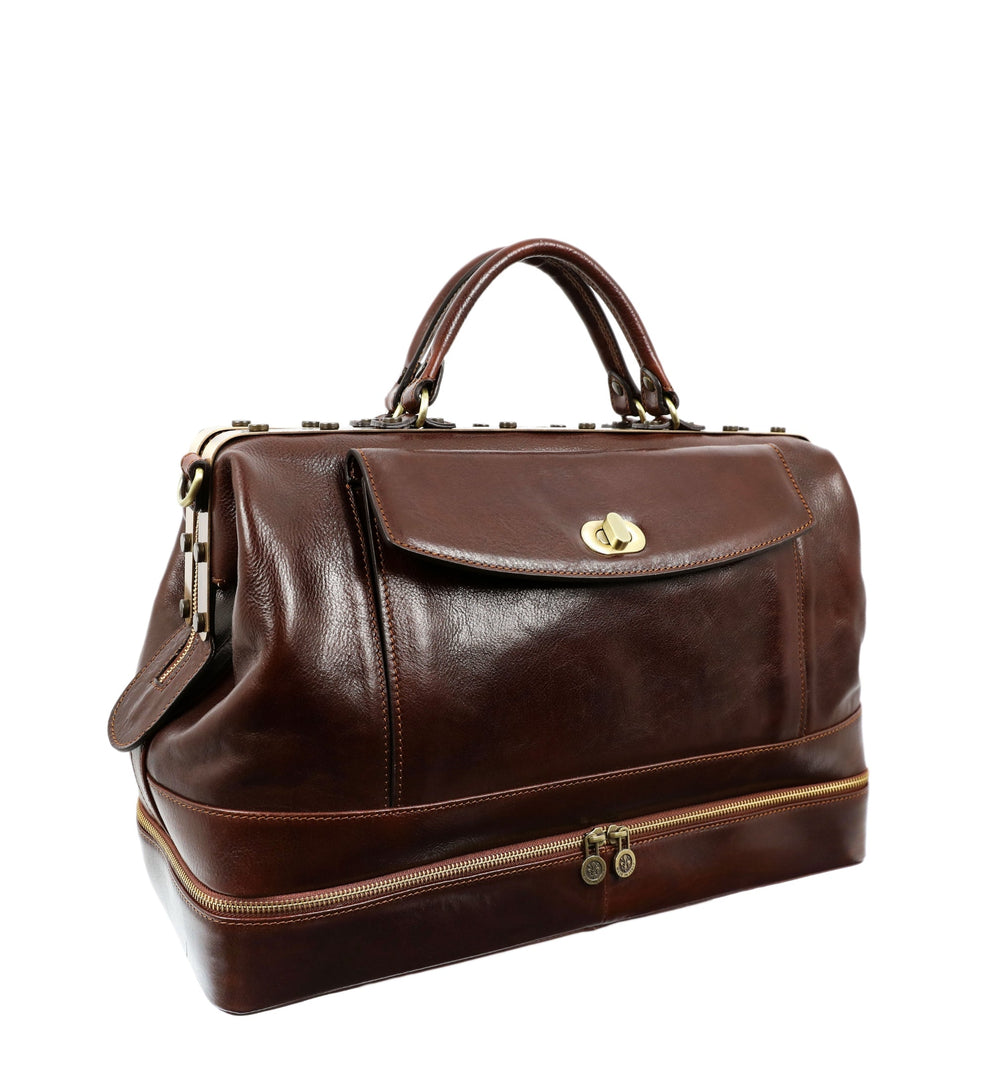 Leather Doctor Bag, Medical Bag, Leather Handbag - Doctor Faustus ...