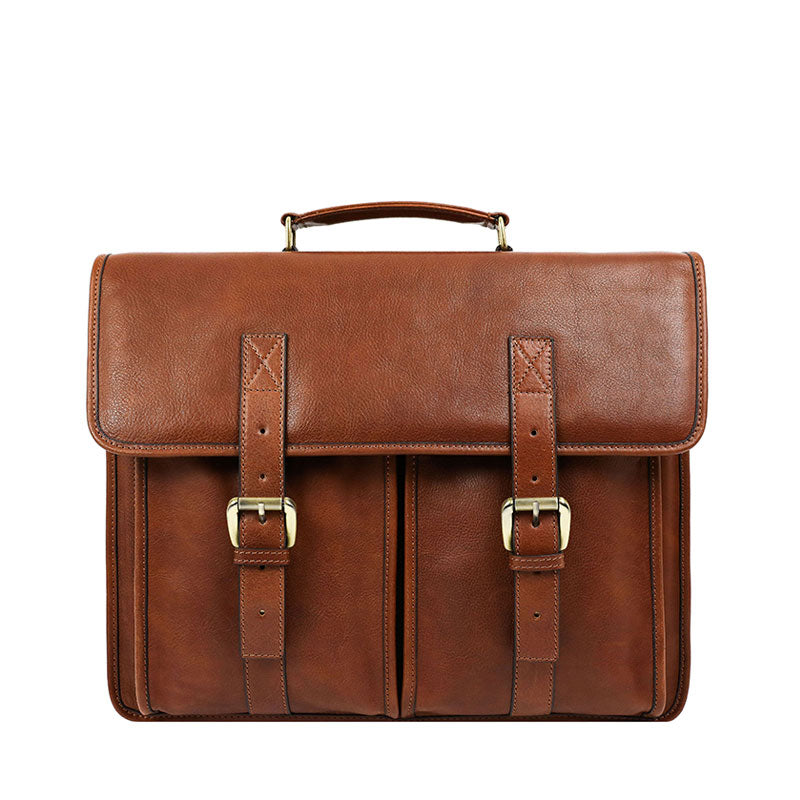 Leather Briefcase, Satchel Bag - The Time Machine – Time Resistance
