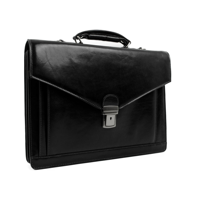 Classic Design Leather Briefcase - The Magus – Time Resistance
