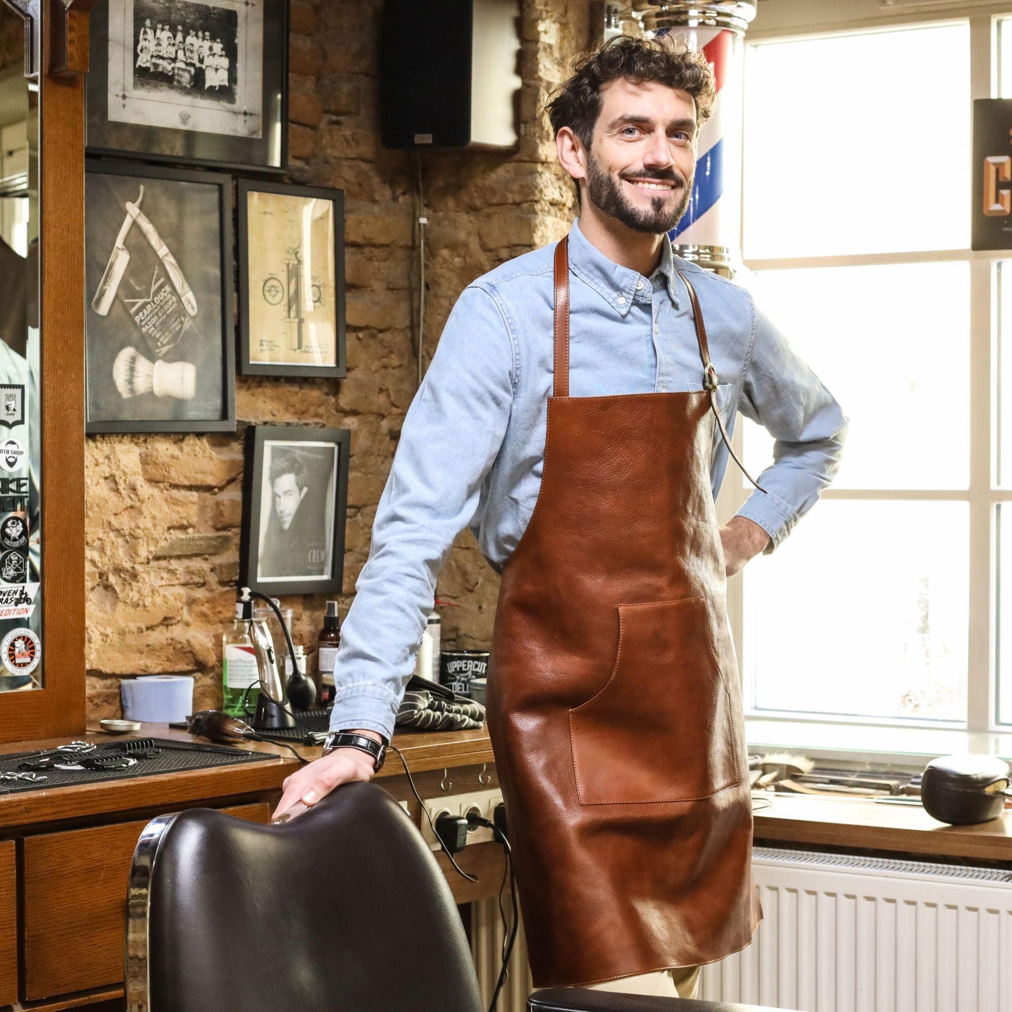 Full-Length Leather Apron - Under The Net – Time Resistance