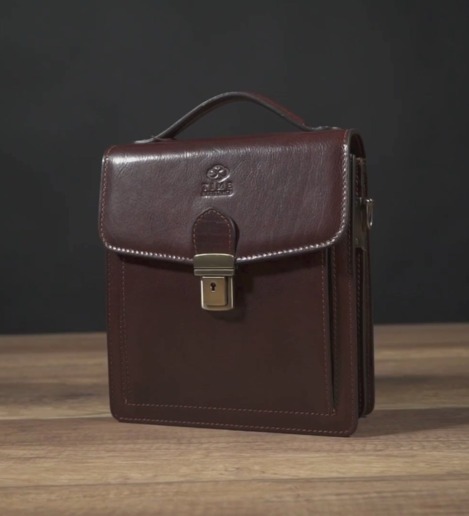 Small Leather Briefcase - Walden – timeresistance.com